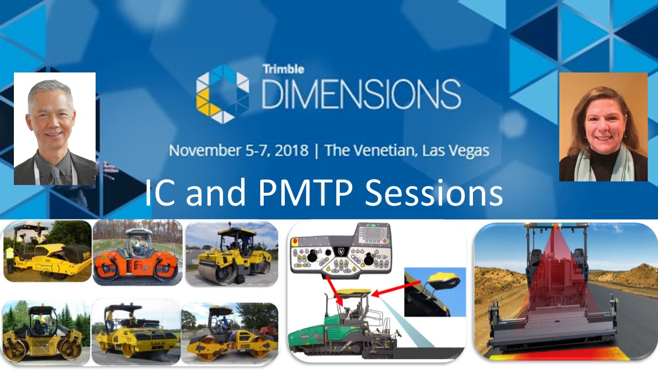 Trimble Dimensions 2018 IC & PMTP Sessions - Intelligent Construction Technology