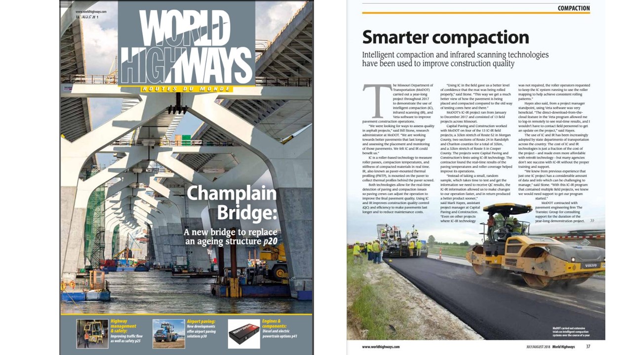 Smarter Compaction with IC and PMTP - Intelligent Construction Technology