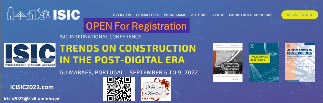 ISIC 2022 Prelim Program Posted - Intelligent Construction Technology