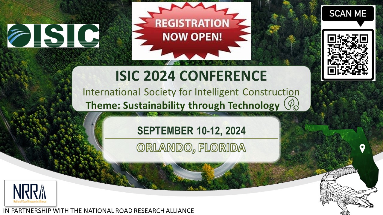 ISIC 2024 Open for Registration - Intelligent Construction Technology